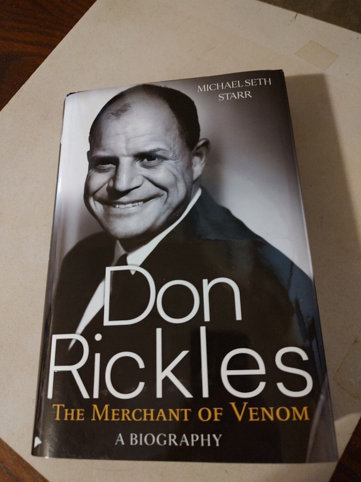 Book review - Don Rickles: The Merchant of Venom