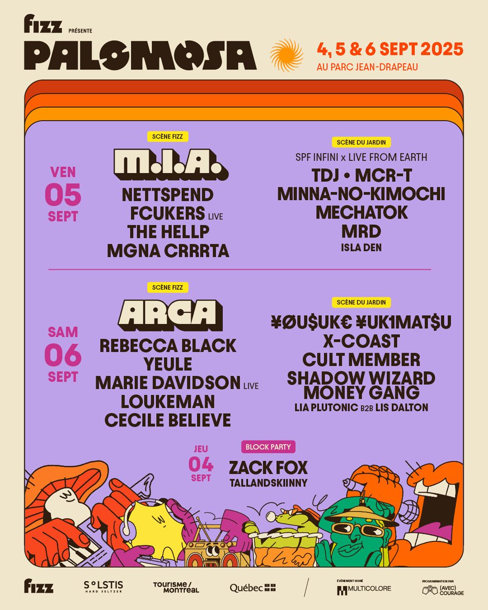 Palomosa welcomes Montrealers to kick off the festival in style ...